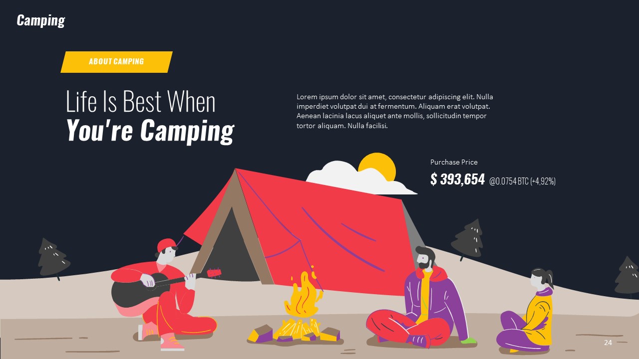 Camping PowerPoint Templates, Presentation Templates | GraphicRiver