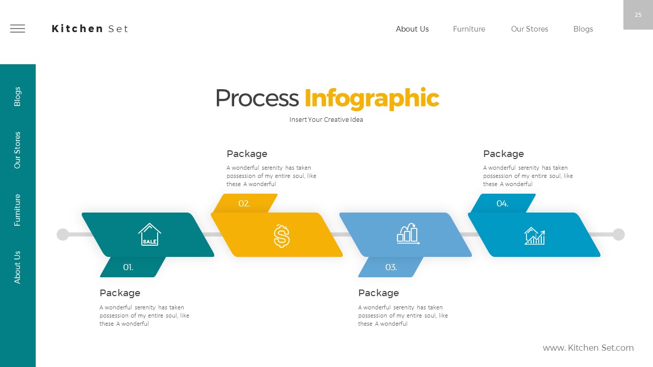 Kitchen Set PowerPoint Templates, Presentation Templates | GraphicRiver