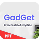 Gadget - Mobile App & SAAS Powerpoint Template, Presentation Templates