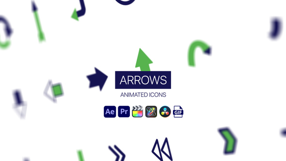 Arrows Animated Icons, After Effects Project Files | VideoHive