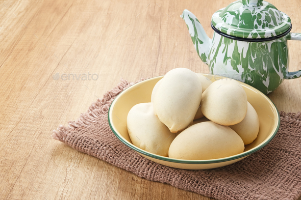 Nopia or Ndog Gluduk, Indonesian traditional snack Stock Photo by ...