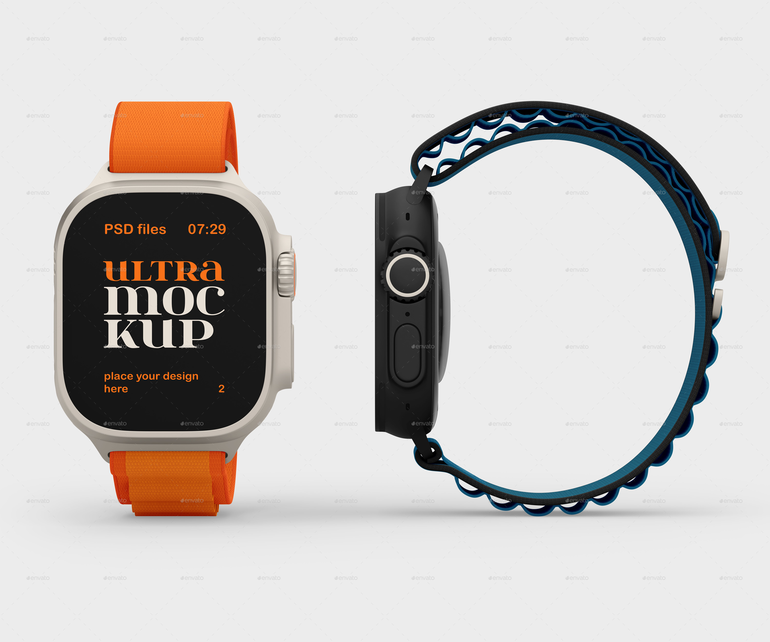 Apple Watch Ultra Mockup Set, Graphics | GraphicRiver