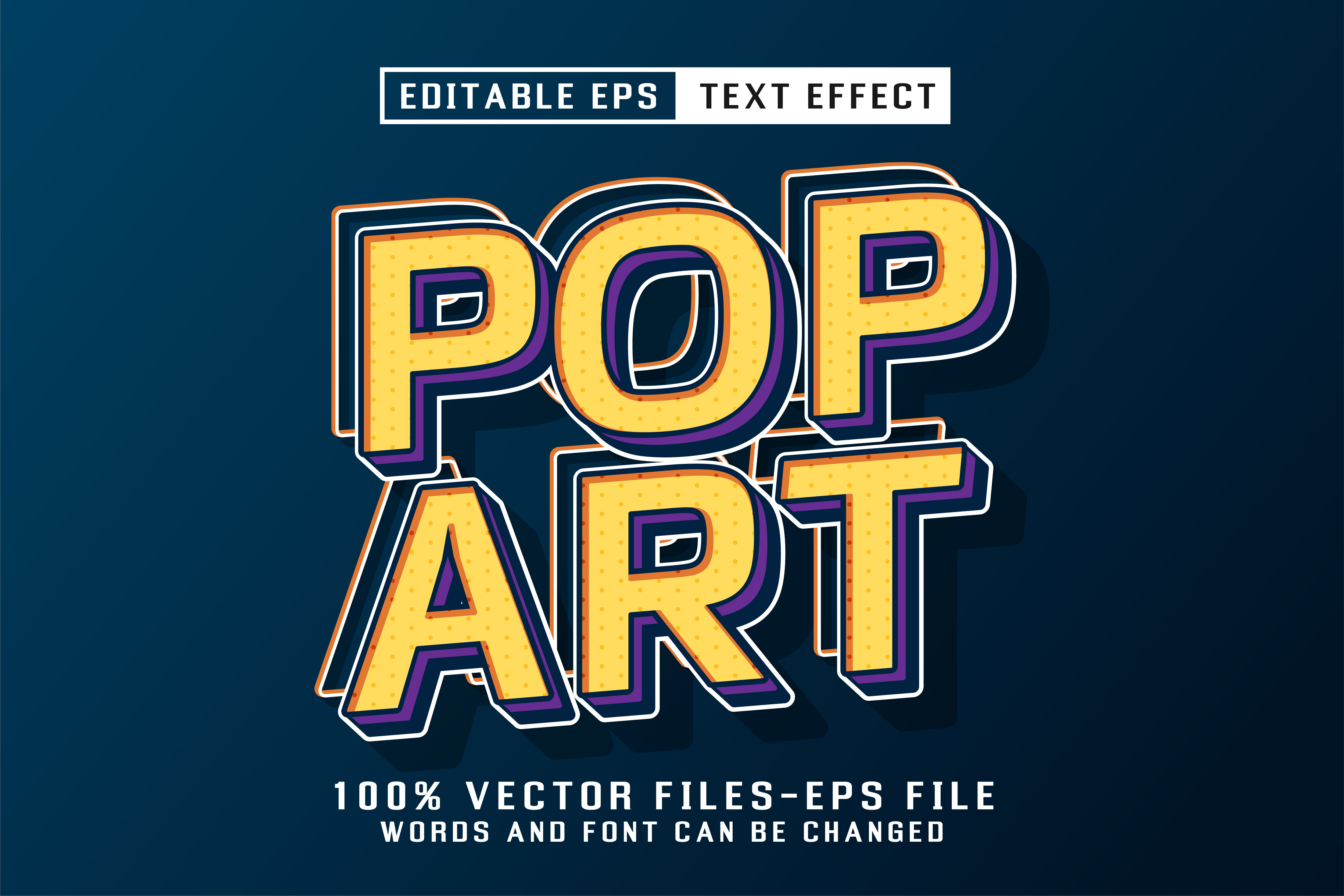 Pop Art Editable Text Effect by roziselo | GraphicRiver