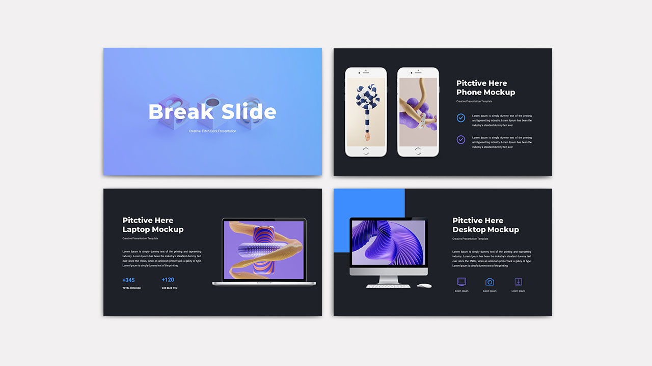 Pitctive - Creative Pitch Deck Keynote, Presentation Templates ...