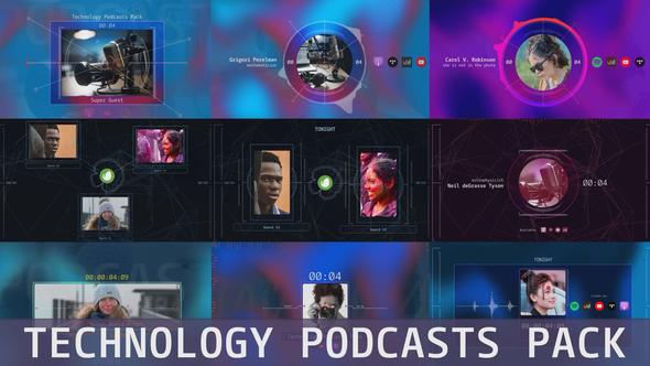 Technology Podcasts Pack, After Effects Project Files | VideoHive