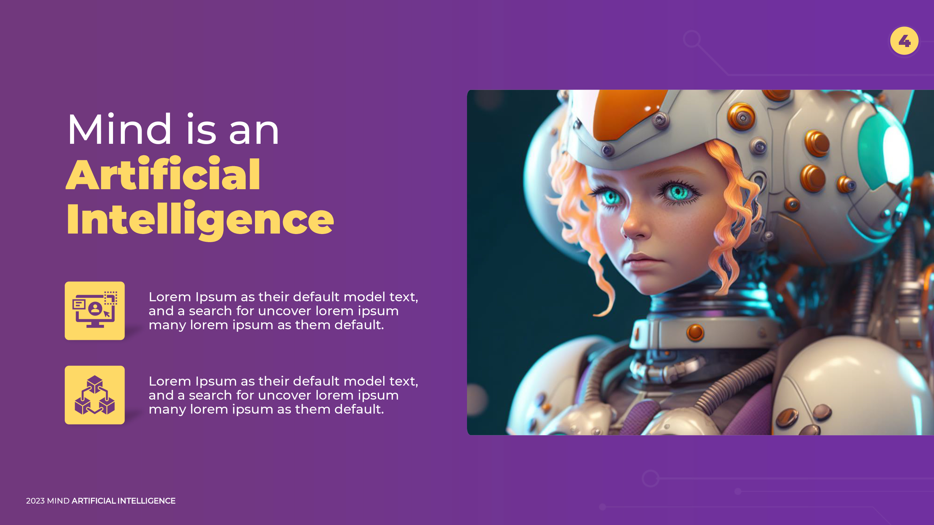 MIND ARTIFICIAL NTELLIGENCE TEMPLATE, Presentation Templates | GraphicRiver