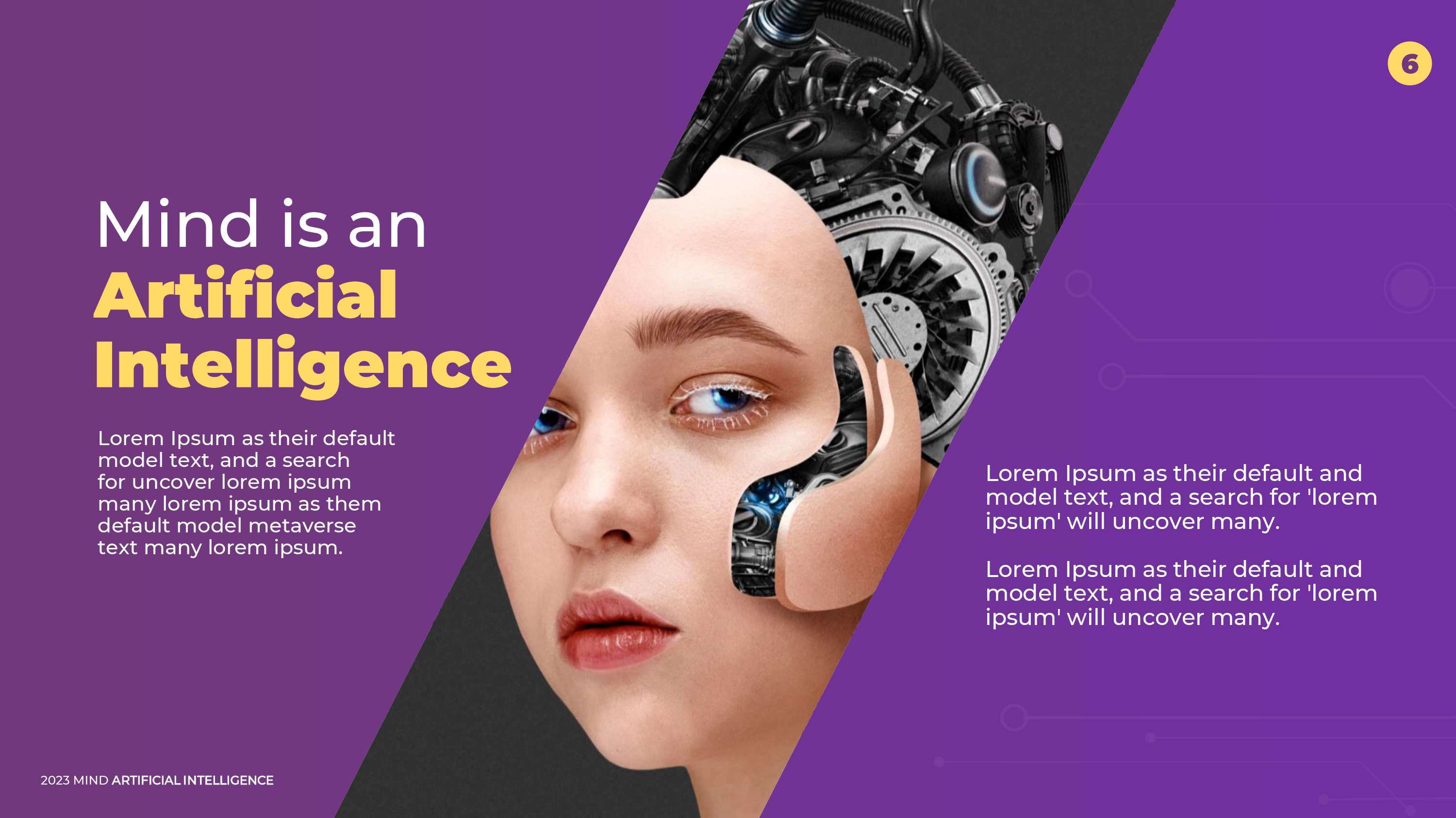 MIND ARTIFICIAL NTELLIGENCE TEMPLATE, Presentation Templates | GraphicRiver