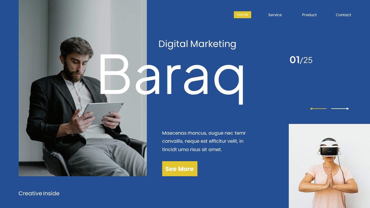 BARAQ - Digital Marketing Powerpoint Presentation Templates ...