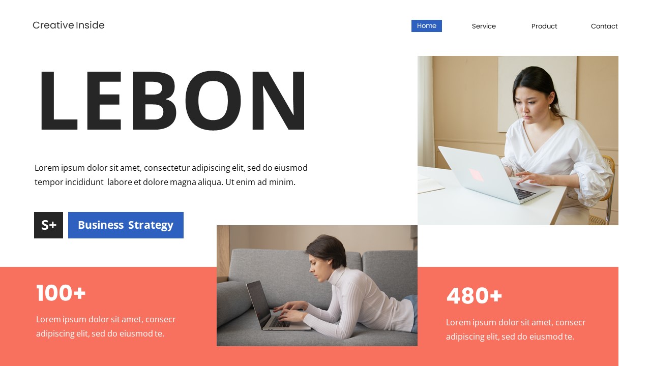 LEBON - Business Strategy Key Presentation Templates, Presentation ...