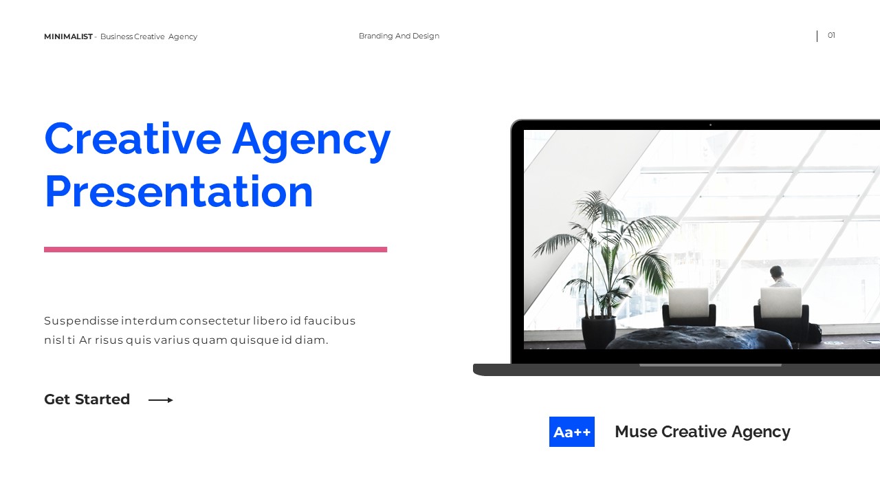 Muse - Creative Agency Powerpoint Presentation Templates, Presentation ...