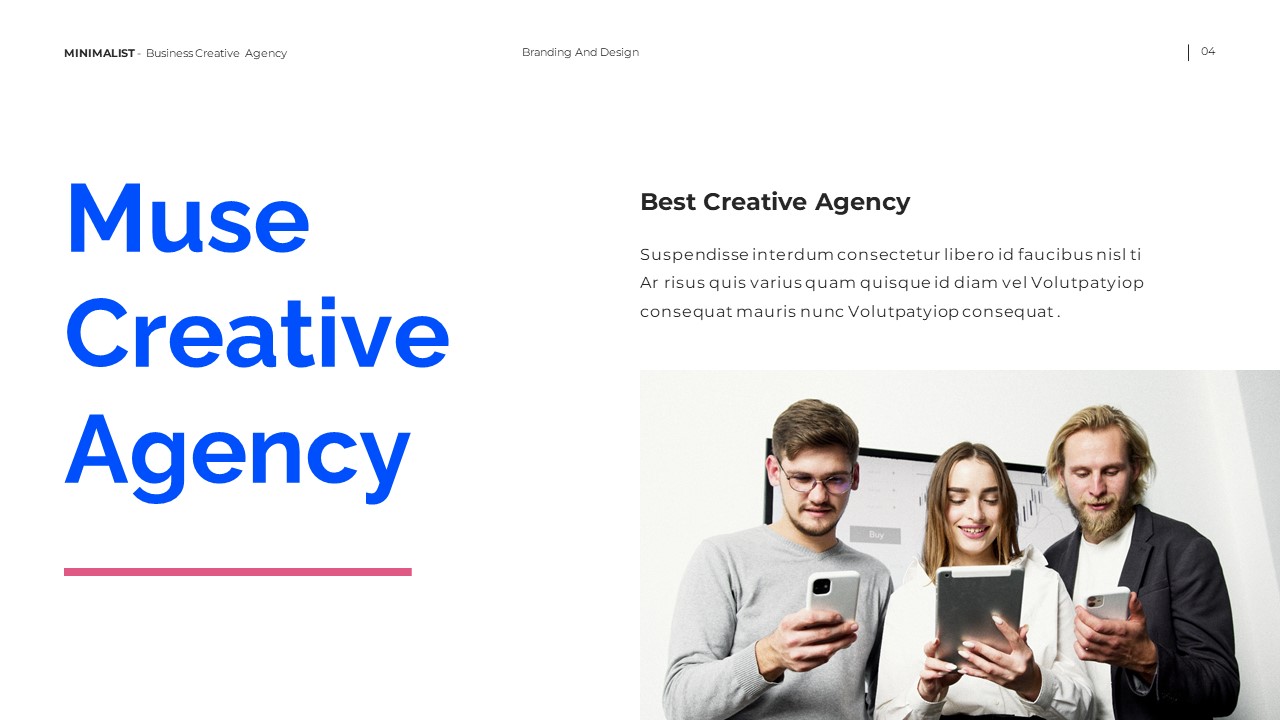 Muse - Creative Agency Powerpoint Presentation Templates, Presentation ...