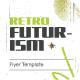 Retro Futurism Flyer Template, Print Templates | GraphicRiver
