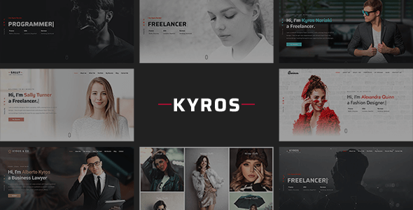 Kyros - Personal Portfolio CV Resume Template by designesia | ThemeForest