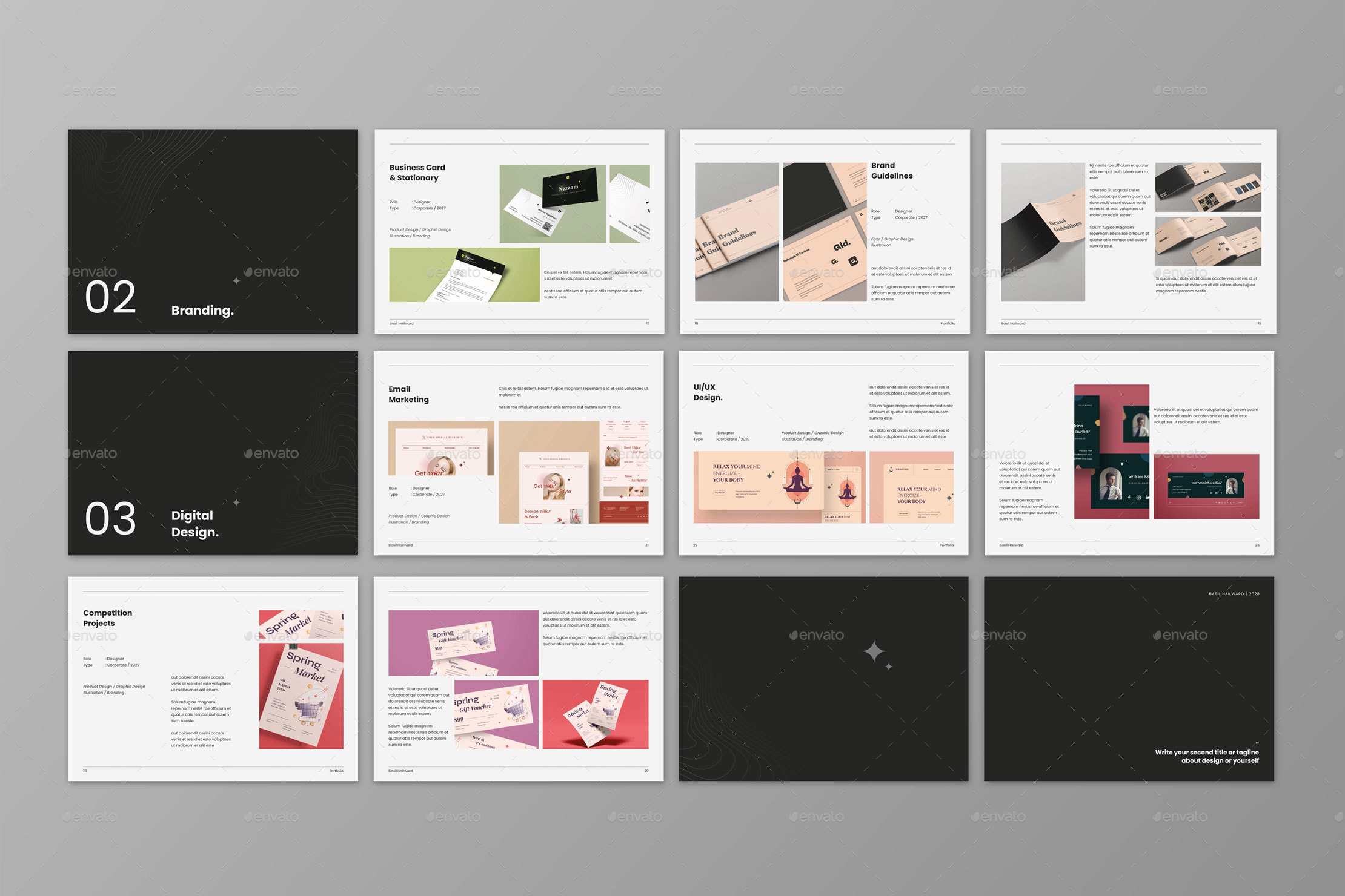 Graphic Design Portfolio | Tropo, Print Templates | GraphicRiver