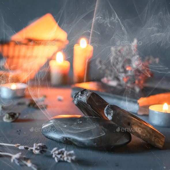 Tarot, astrology,Esoteric, Occult mystical ritual scene of sorcery ...