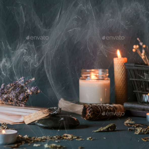 Tarot, astrology,Esoteric, Occult mystical ritual scene of sorcery ...