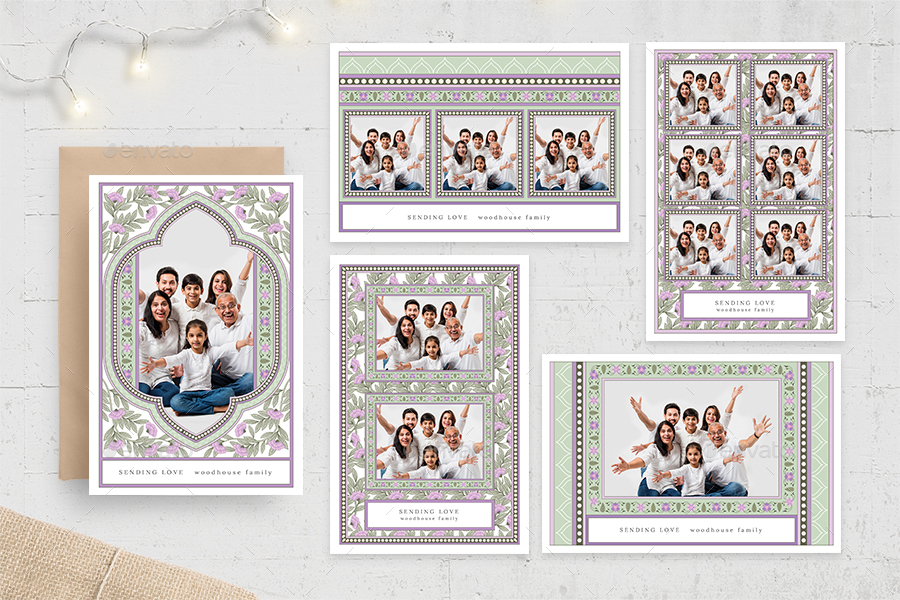 Indian Photo Card Template Set, Print Templates | GraphicRiver