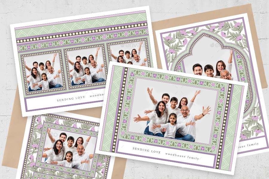 Indian Photo Card Template Set, Print Templates | GraphicRiver