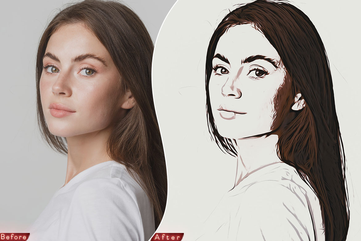 Vector Art Photo Effect Template PSD, Add-ons | GraphicRiver