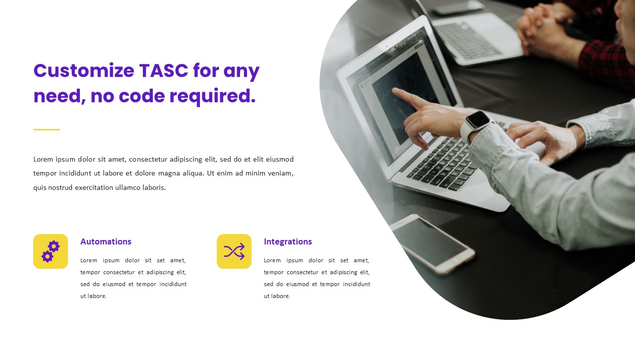 TASC - Project Management PowerPoint Template, Presentation Templates