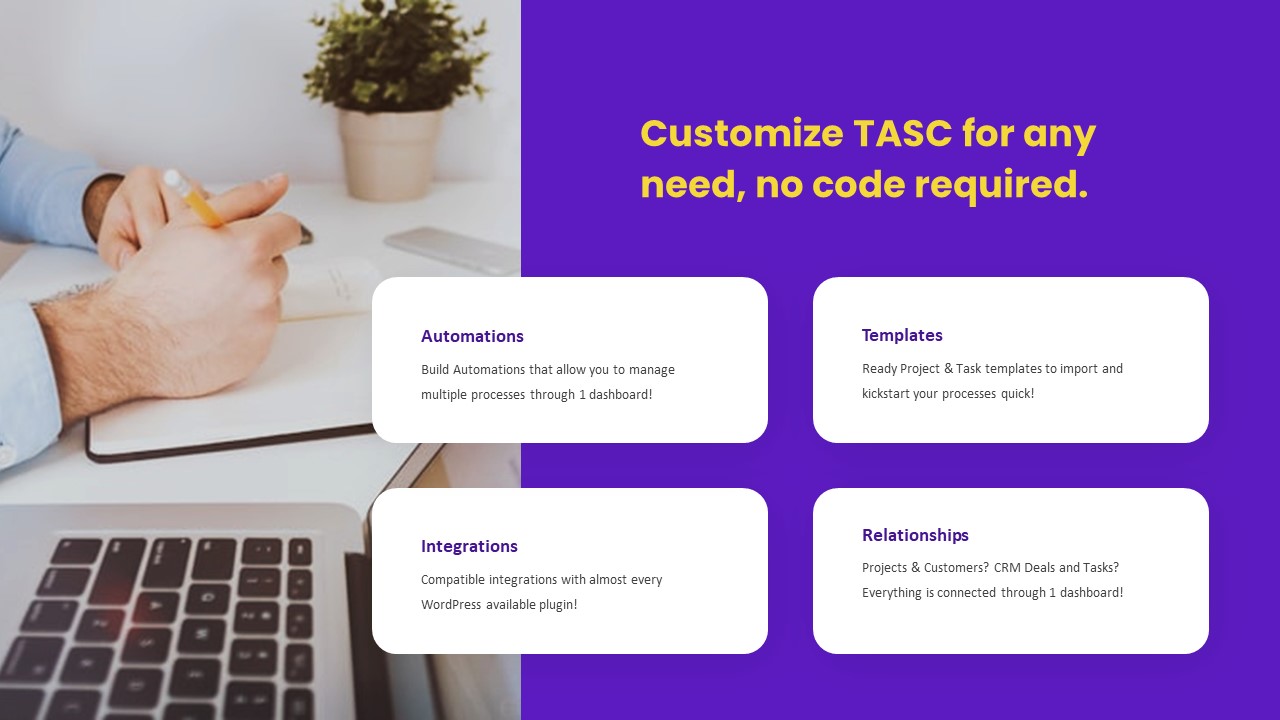TASC - Project Management PowerPoint Template, Presentation Templates