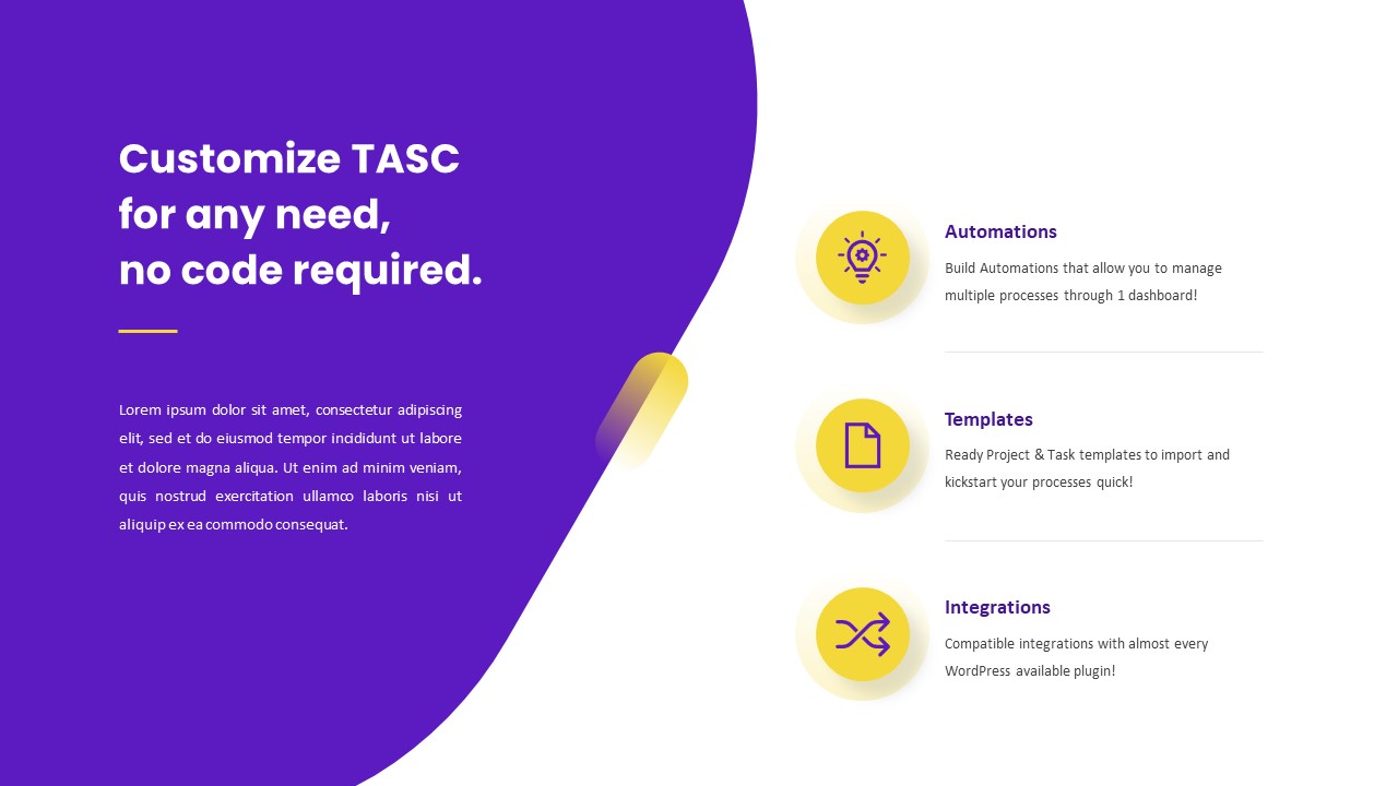 TASC – Project Management Keynote Template, Presentation Templates