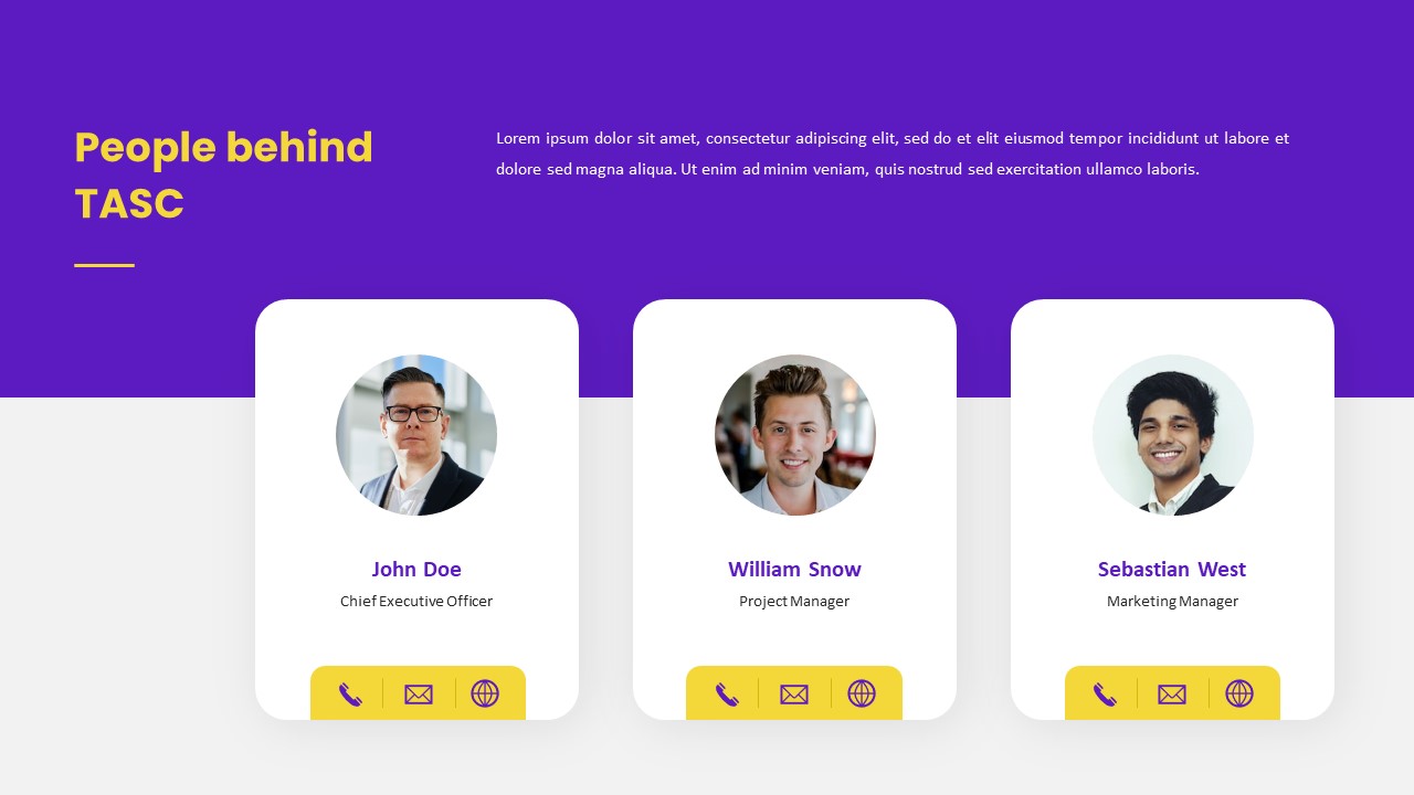 TASC – Project Management Keynote Template, Presentation Templates