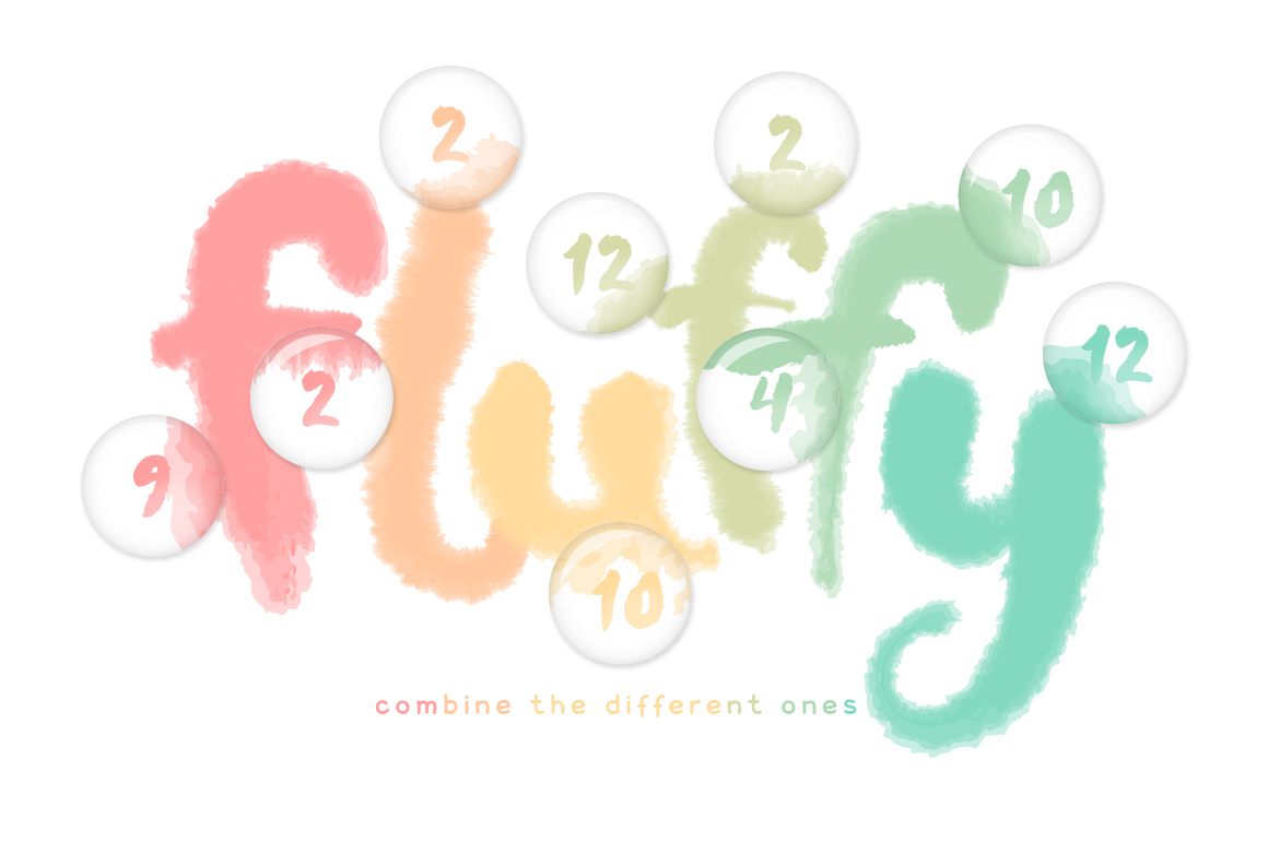 Fluffy Brushes for Adobe Illustrator, Add-ons | GraphicRiver