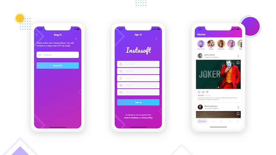 Instagram Clone Application for Android and iOS by skyclonestech ...