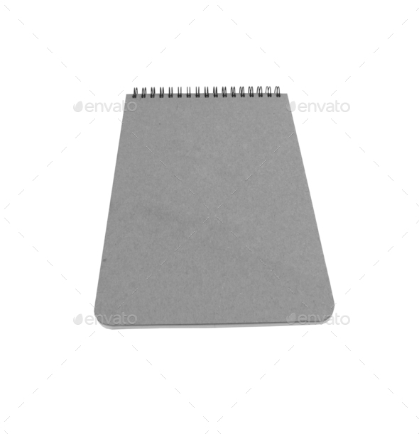Notepad isolated on white background Stock Photo by ozaiachin | PhotoDune