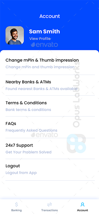 Online Banking App UI Kit| Wallet App UI Kit| Net Banking App UI Kit ...