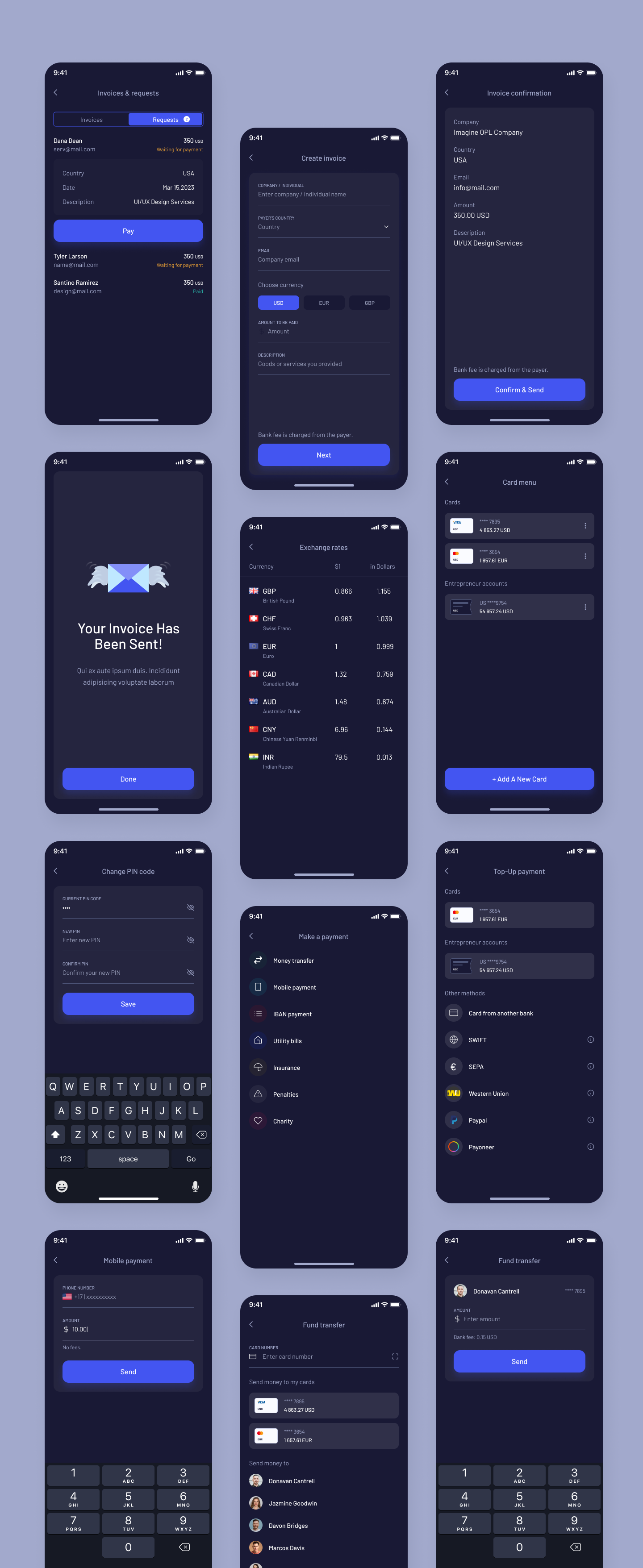 Nexipay - Banking Mobile App Figma UI Template by PixelWhiz | ThemeForest