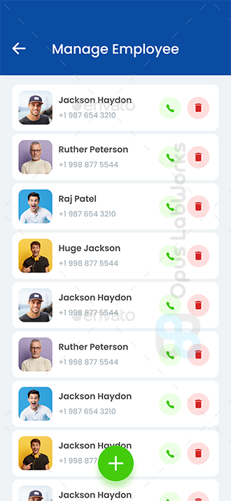 2 Apps | Employee Tracking App UI | Employee Attendance App | Employee ...