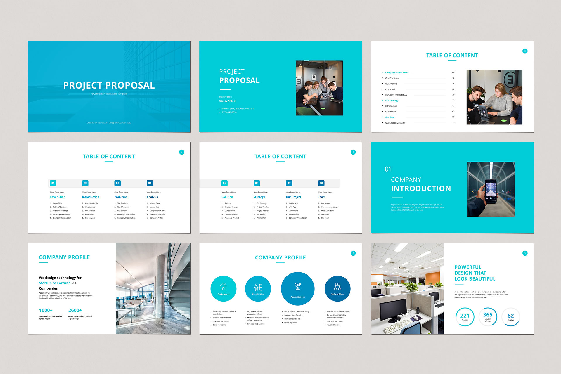 Project Proposal Google Slide Template, Presentation Templates ...