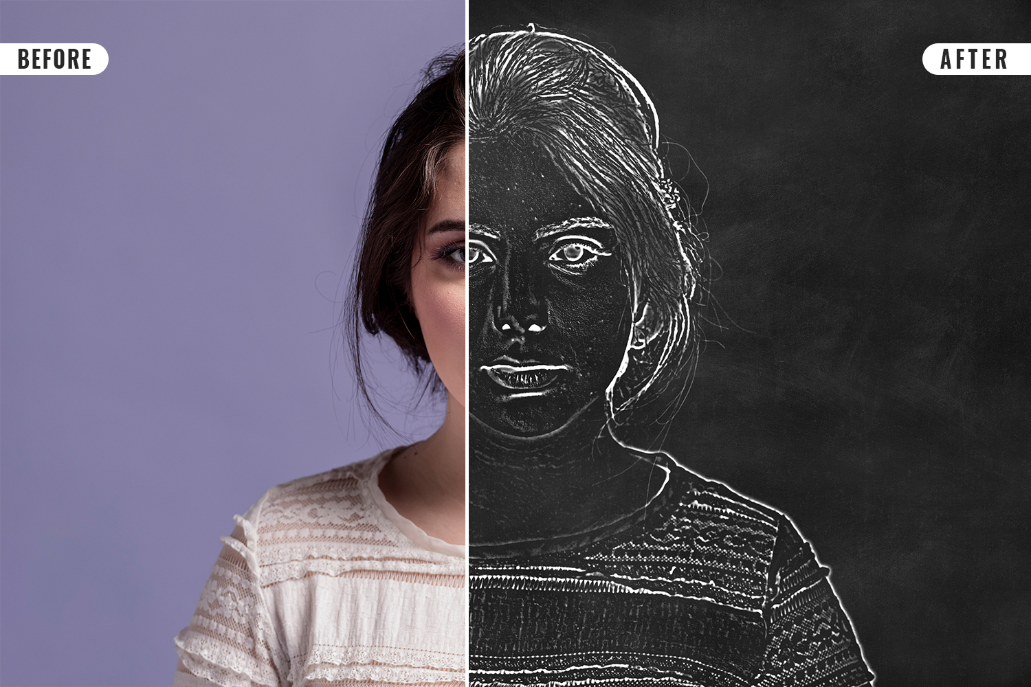 Chalk Photo Effect, Add-ons | GraphicRiver