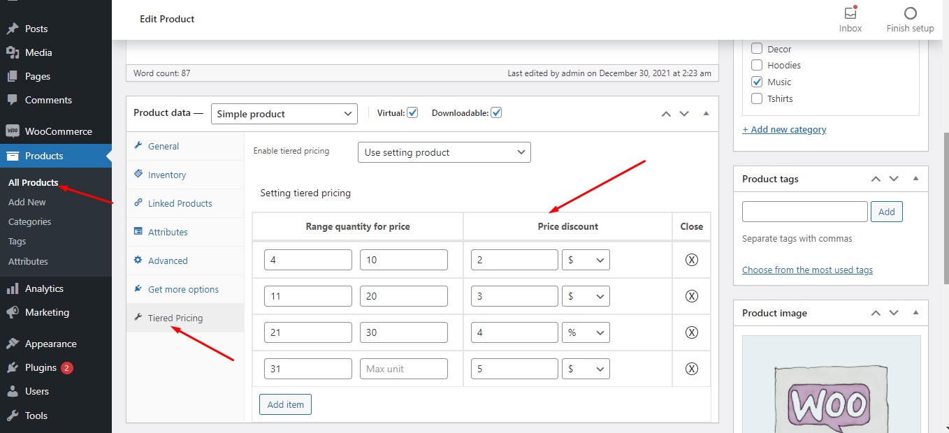 Tiered Pricing Product for WooCommerce by ElephantTheme | CodeCanyon