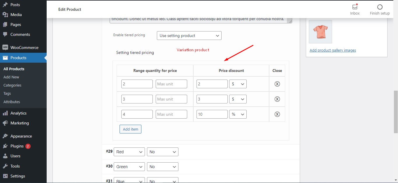 Tiered Pricing Product for WooCommerce by ElephantTheme | CodeCanyon