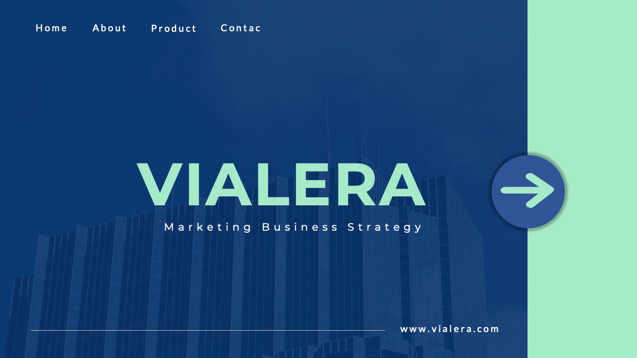 VIALERA - Marketing Business PowerPoint Template, Presentation Templates
