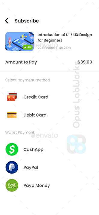 Online Learning App UI Kit| Online exam app UI Kit| Online Class App UI ...