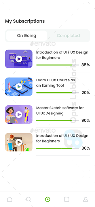 Online Learning App UI Kit| Online exam app UI Kit| Online Class App UI ...