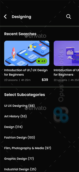 Online Learning App UI Kit| Online exam app UI Kit| Online Class App UI ...