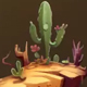 Animated 2d Desert Platformer Game Ready Environments Asset, Game Assets