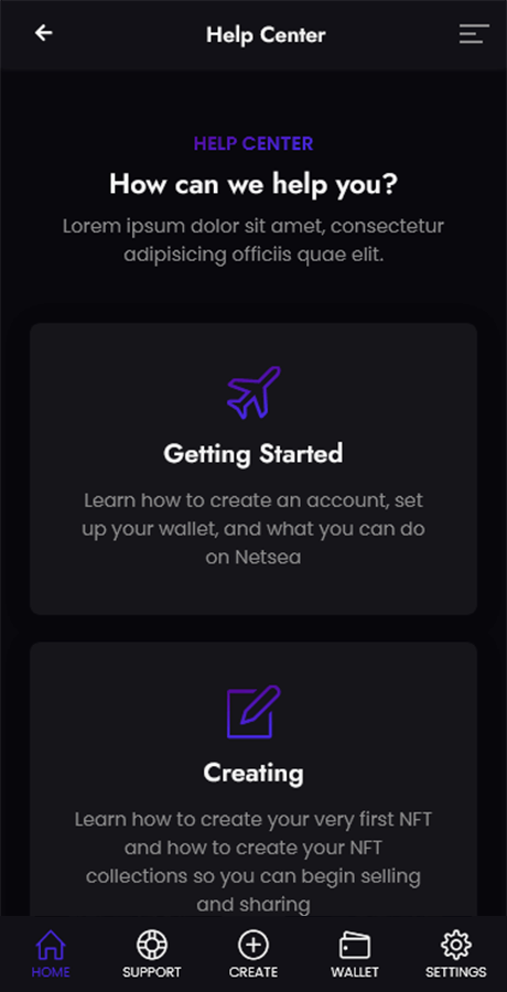 Netsea - PWA Mobile NFT Marketplace by theme_land | CodeCanyon