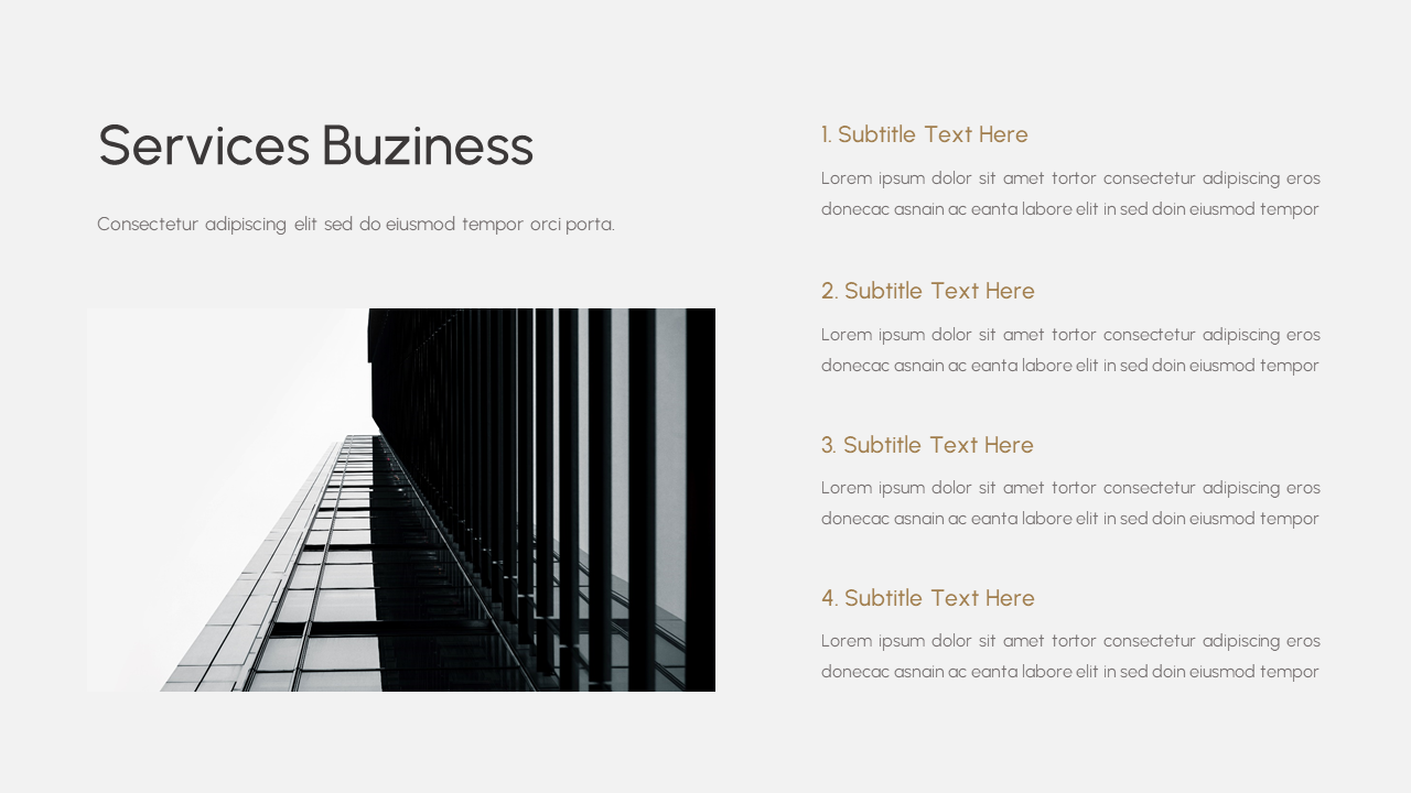 Buziness - Business PowerPoint Template, Presentation Templates ...