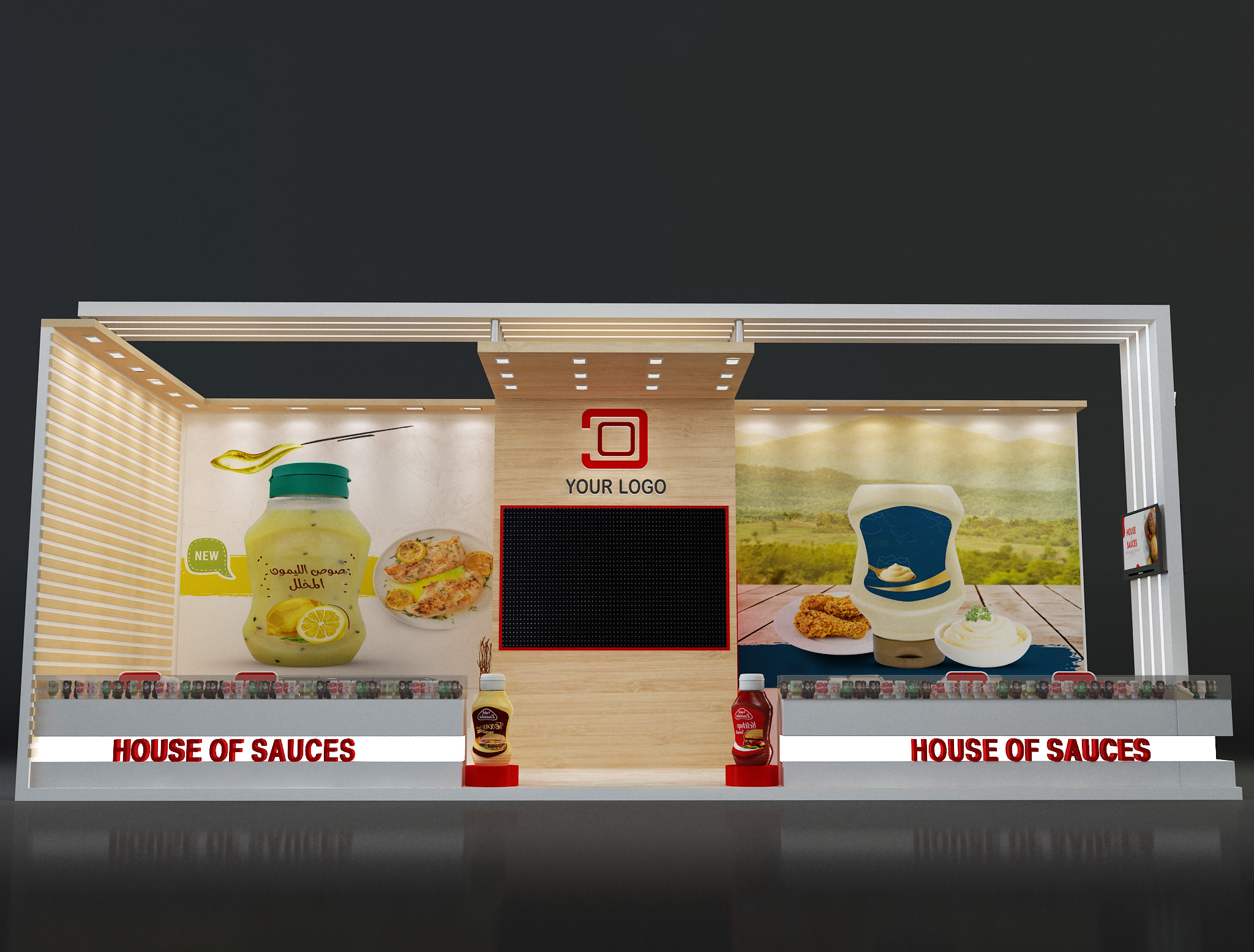 Booth Exhibition Stand a638c by yahiazakreaa | 3DOcean