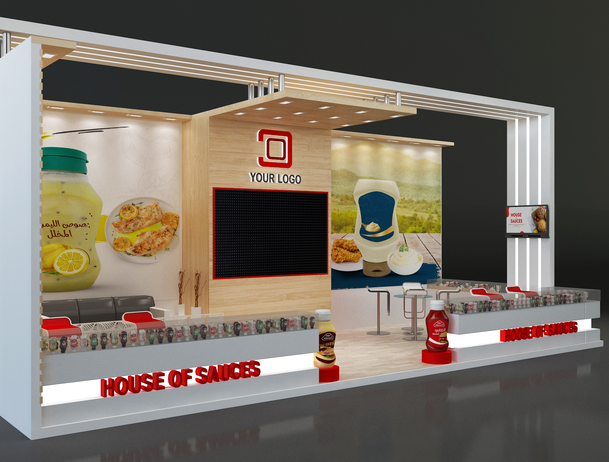 Booth Exhibition Stand a638c by yahiazakreaa | 3DOcean