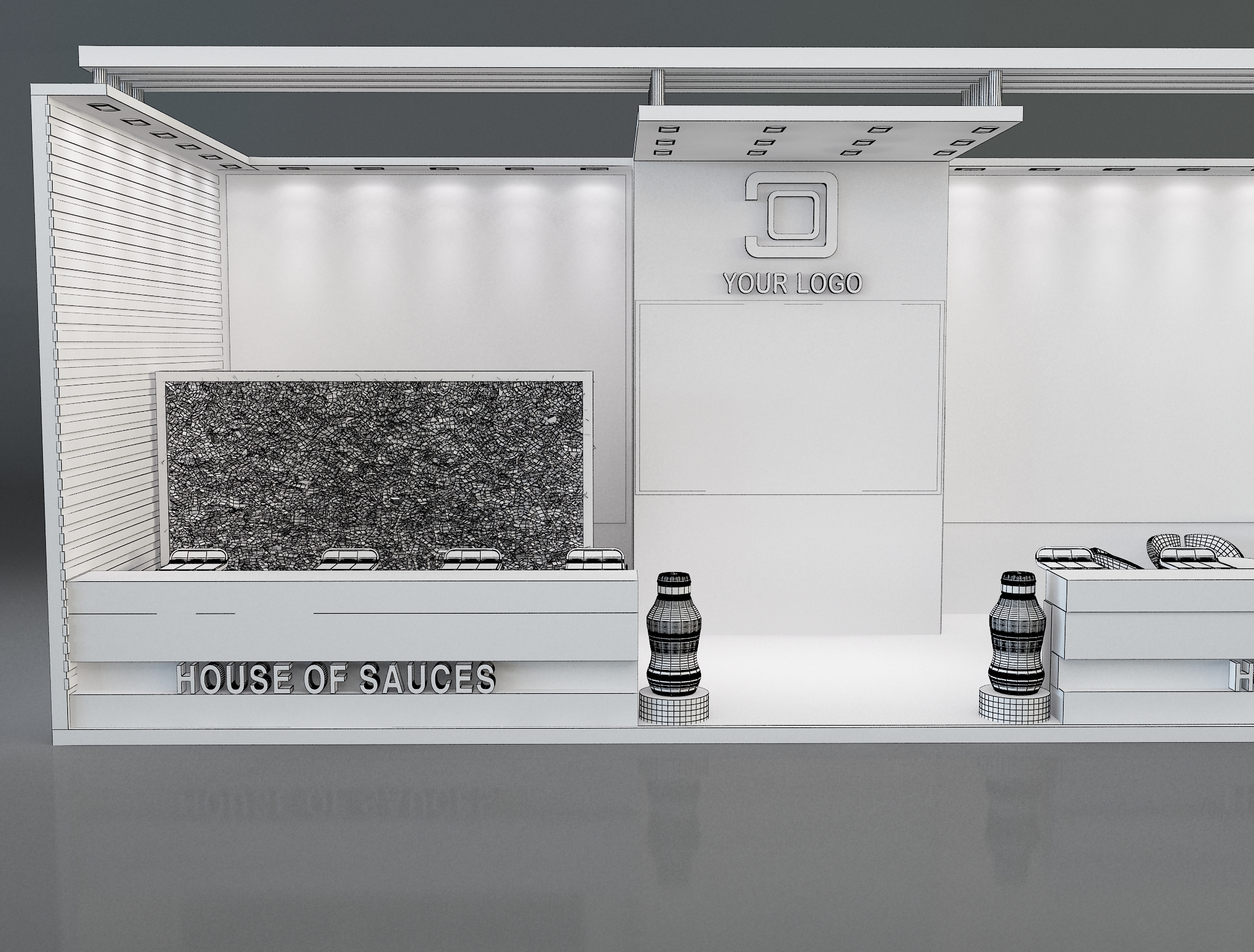 Booth Exhibition Stand a638f by yahiazakreaa | 3DOcean