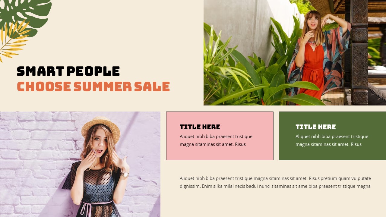 Summer Sale PowerPoint Template, Presentation Templates | GraphicRiver