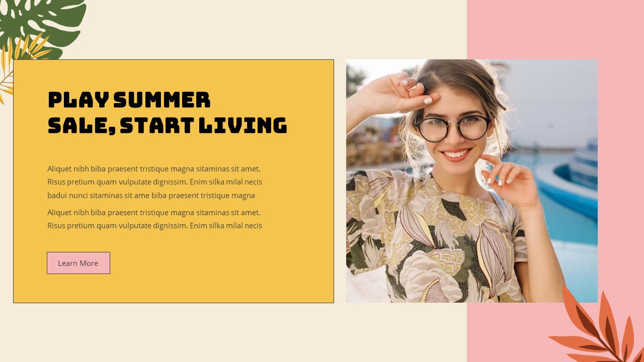 Summer Sale PowerPoint Template, Presentation Templates | GraphicRiver