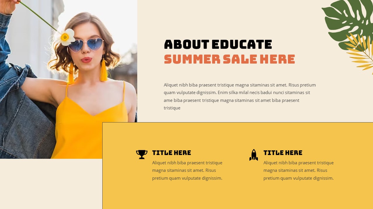 Summer Sale PowerPoint Template, Presentation Templates | GraphicRiver